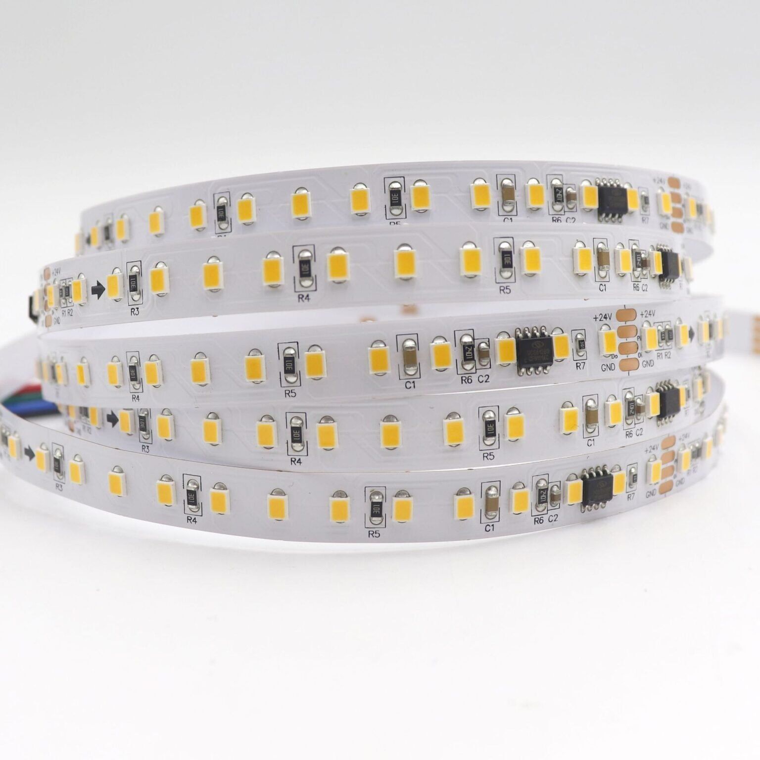 WS2812B LED Pixel Strip, 30/60/74/96/144 LEDs/m, Individually ...